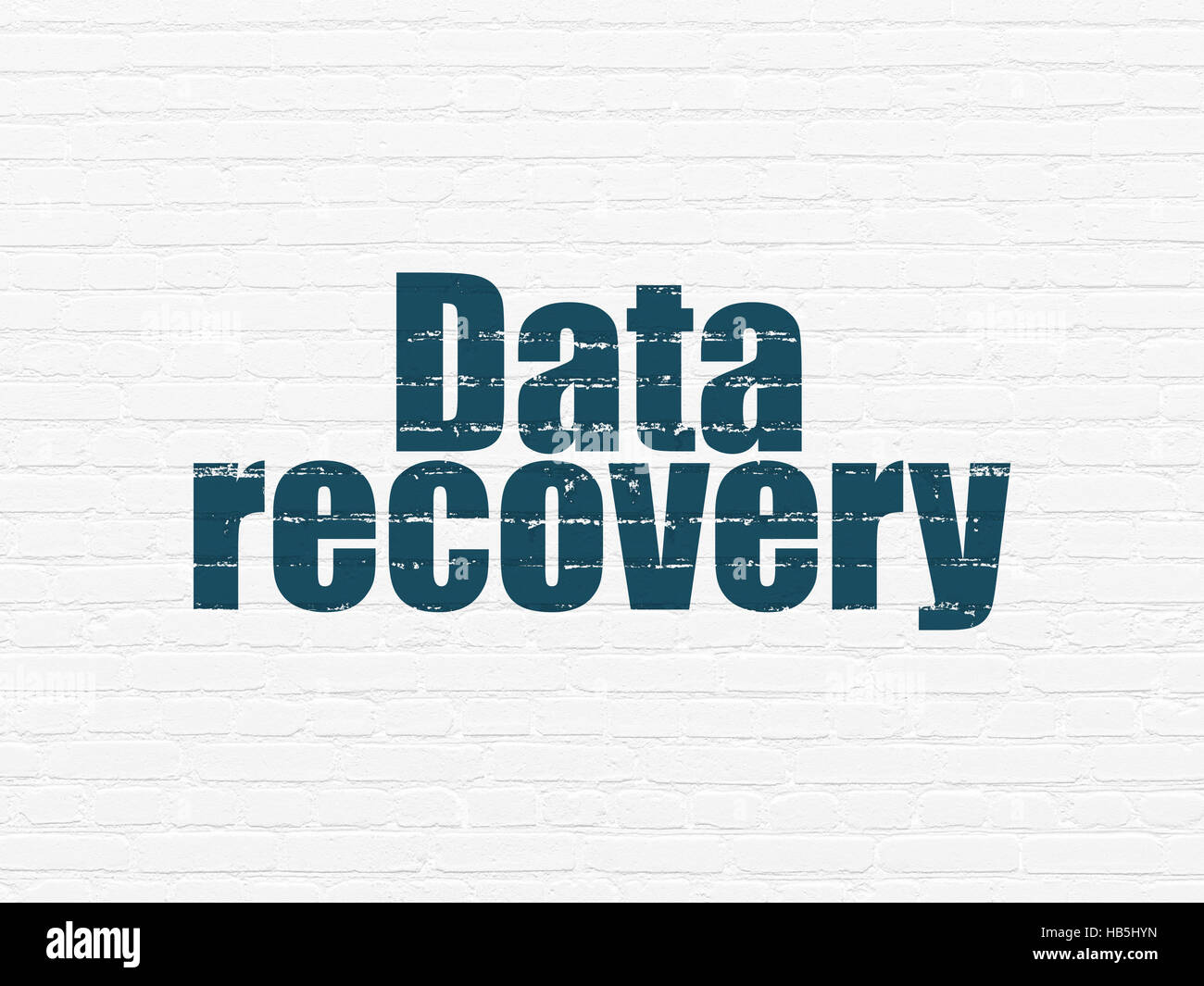 Data concept: Data Recovery on wall background Stock Photo - Alamy