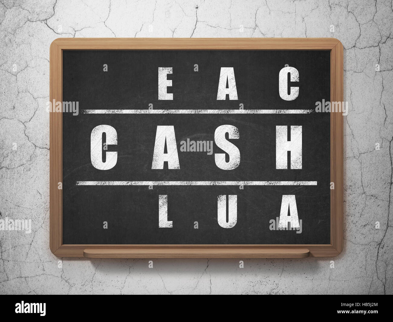 Currency concept: Painted White word Cash in solving Crossword Puzzle ...
