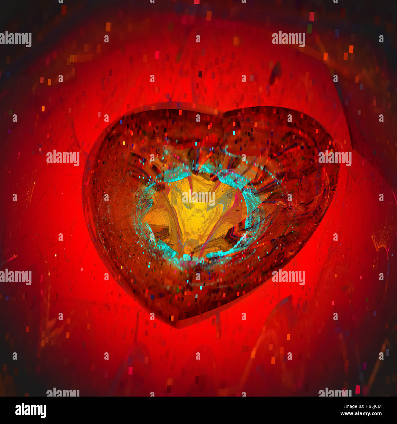 Looking into the heart Stock Photo - Alamy