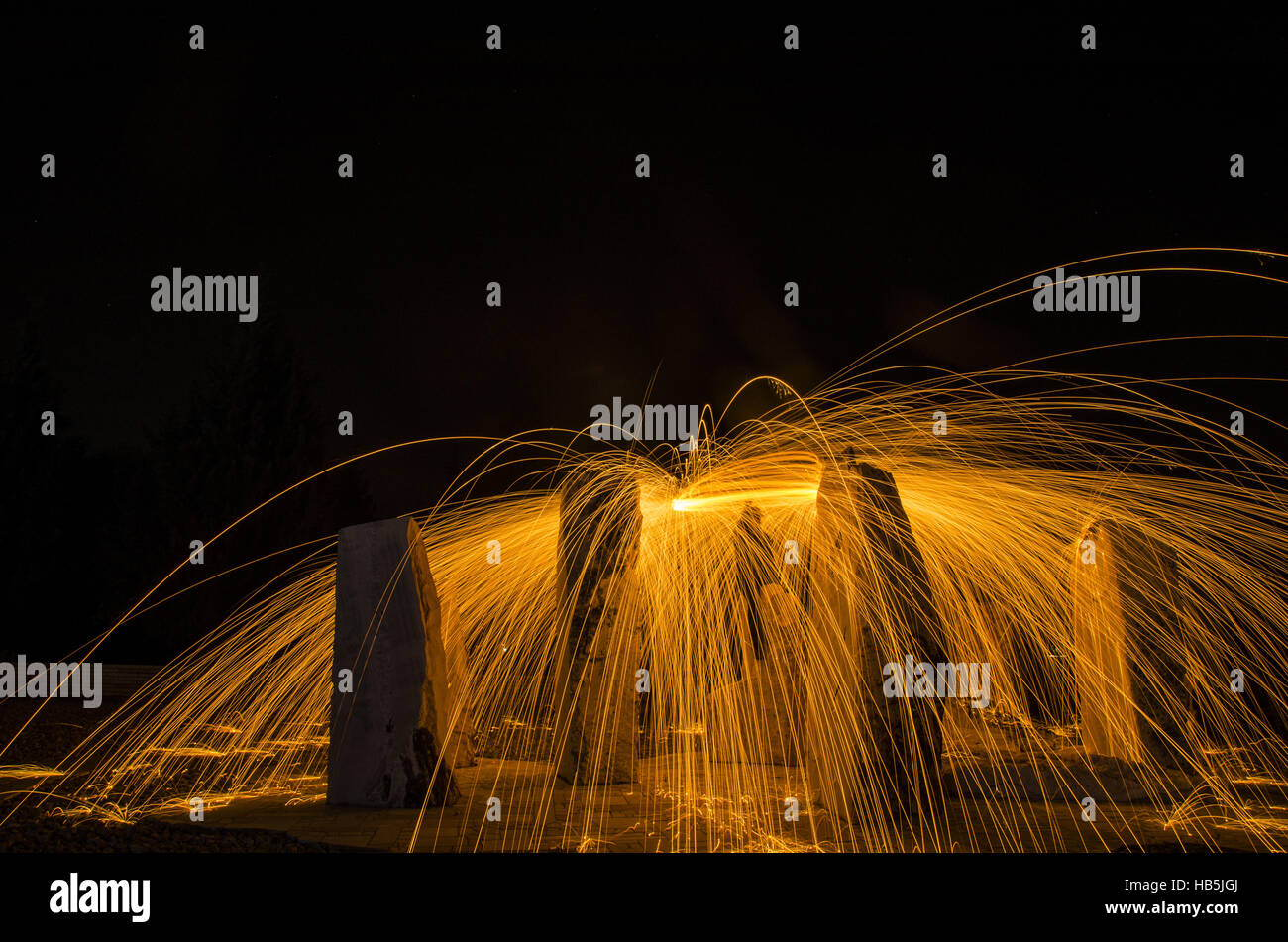 long exposure photo series two Stock Photo - Alamy