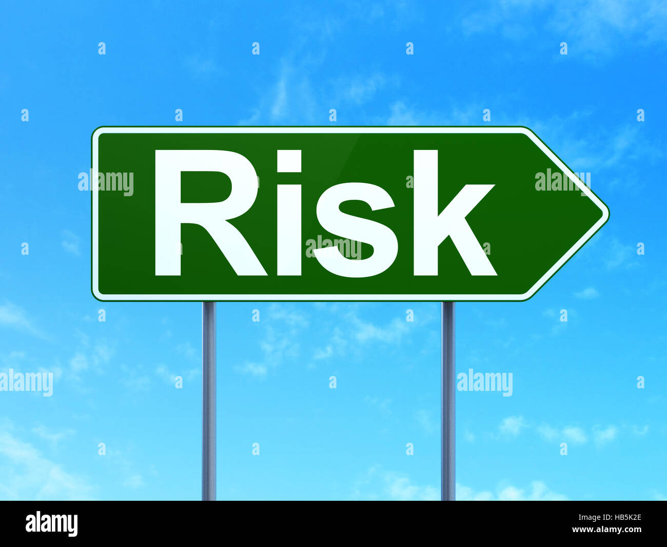 Word risk on signboard hi-res stock photography and images - Alamy