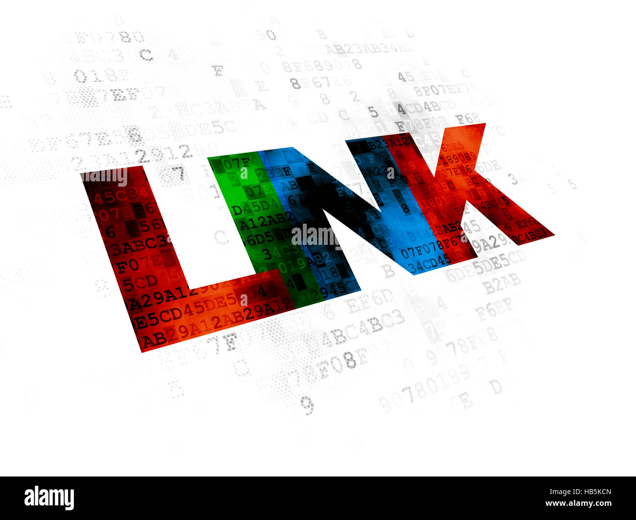 Web design concept: Link on Digital background Stock Photo - Alamy