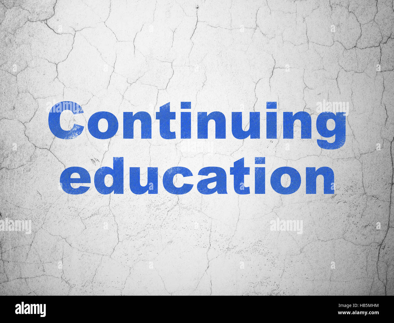Education concept: Continuing Education on wall background Stock Photo ...