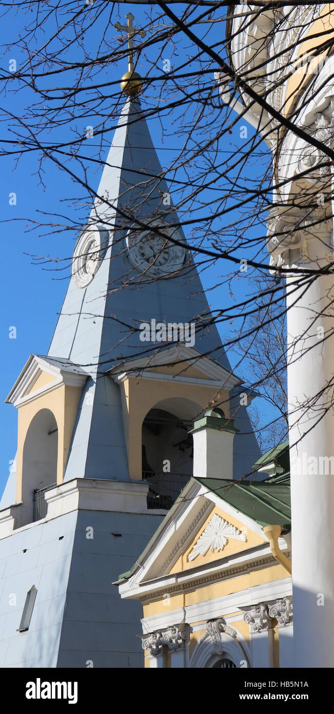 Bell tower pyramid Stock Photo - Alamy
