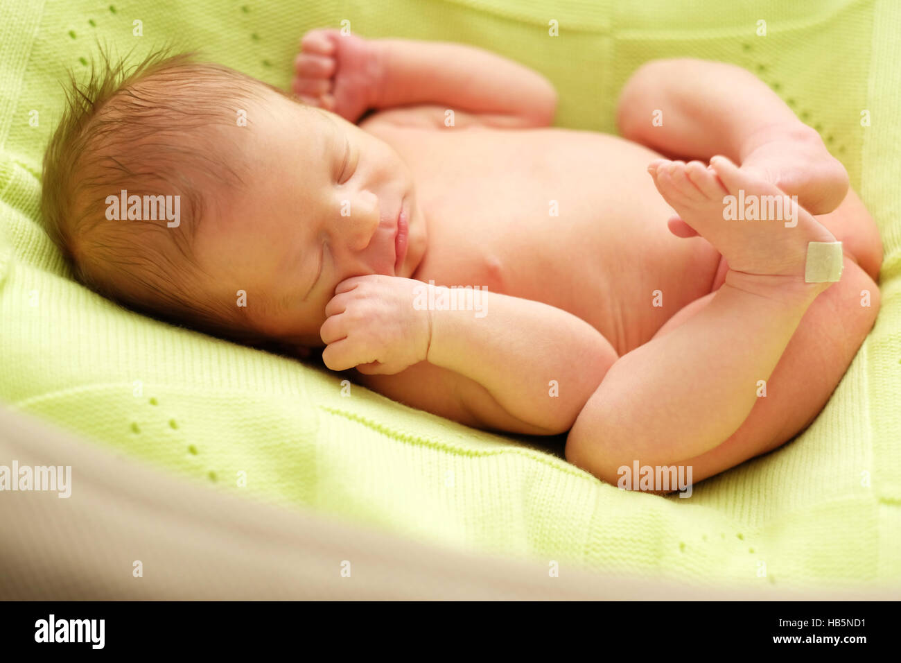 One week old newborn baby Stock Photo - Alamy