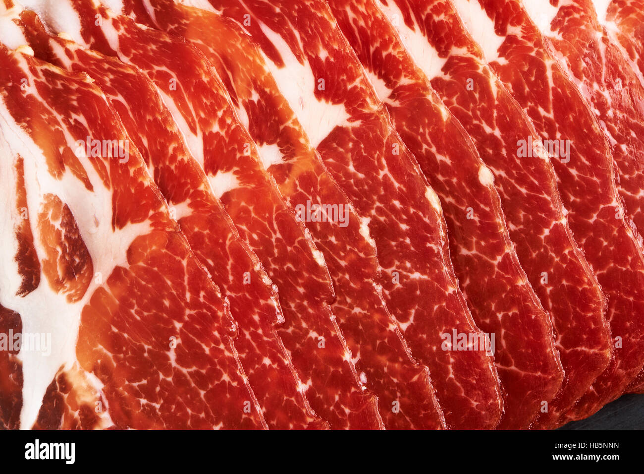 Dried pork meat Stock Photo - Alamy