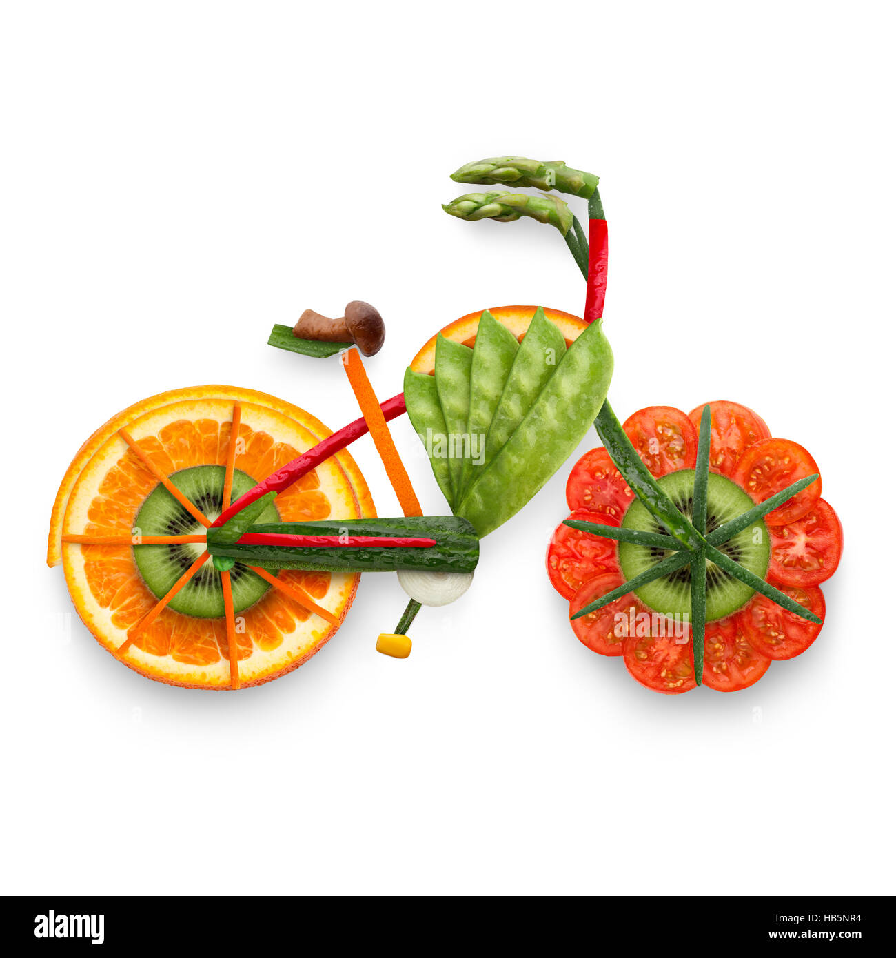Fruit and veg bicycle hi-res stock photography and images - Alamy