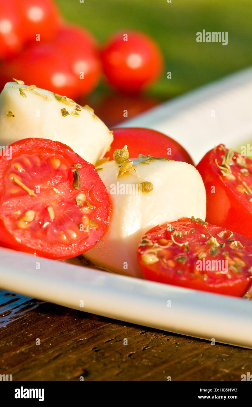 bocconcini & tomato Stock Photo - Alamy