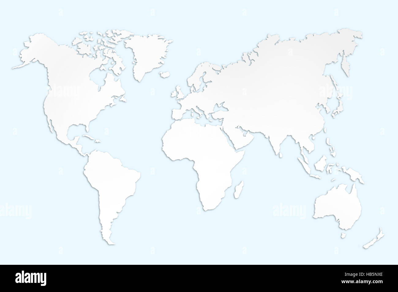 Abstract illustration of world map Stock Photo - Alamy