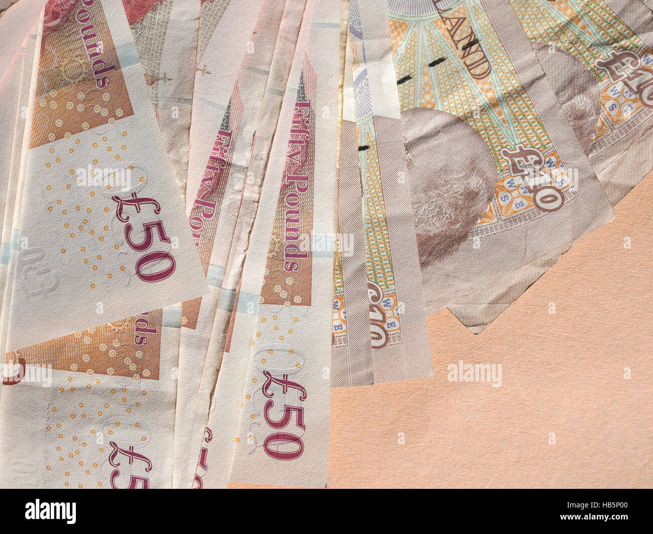 GBP Pound notes Stock Photo - Alamy