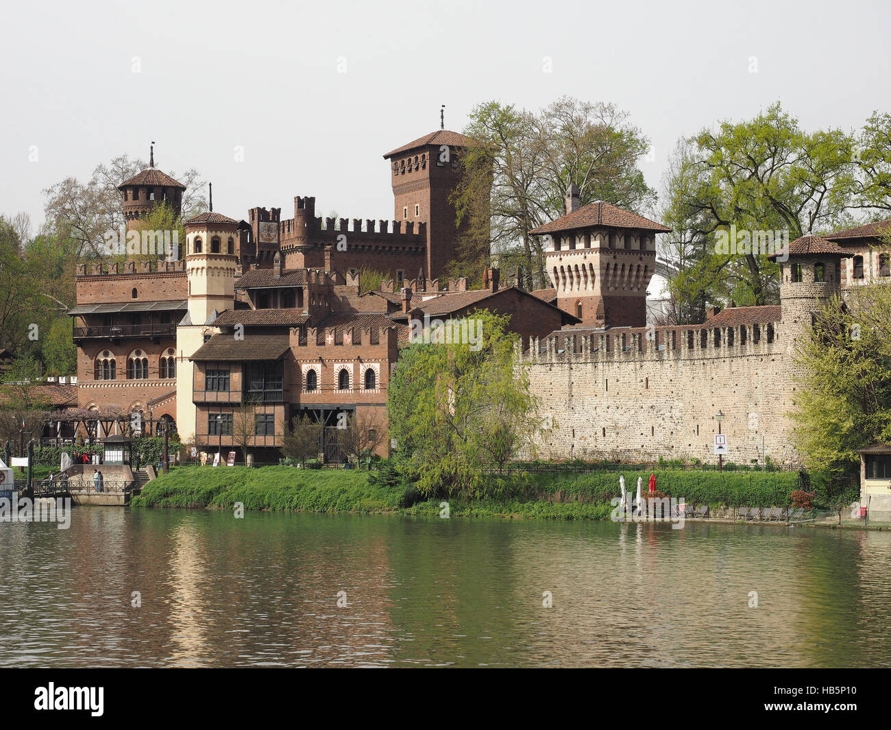 Medieval Castle in Turin Stock Photo - Alamy
