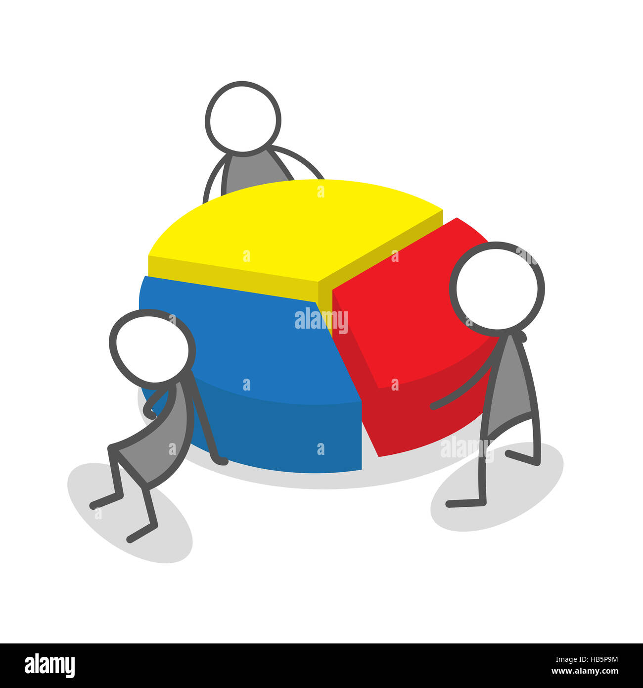 Collaboration teamwork Cut Out Stock Images & Pictures - Alamy