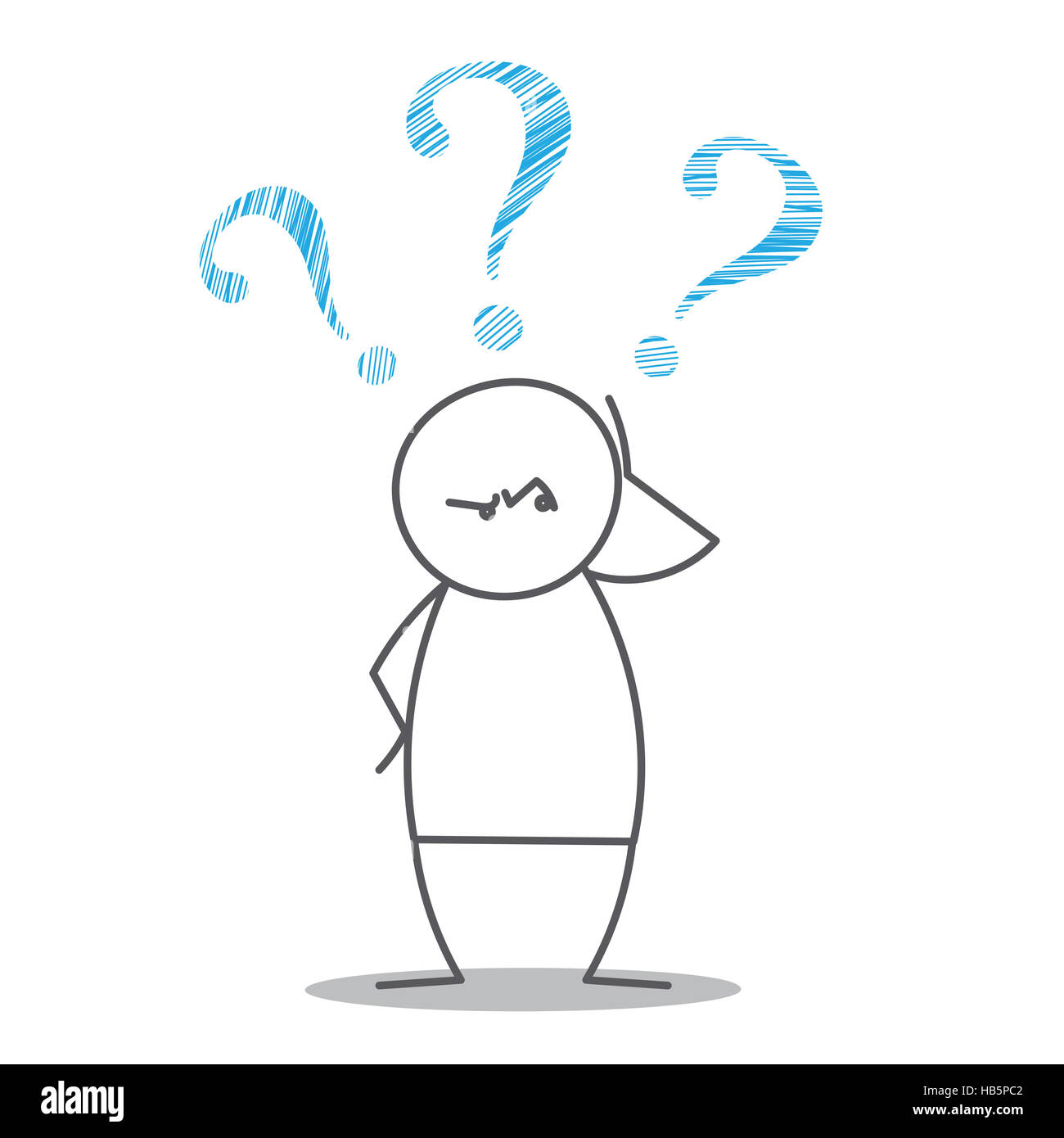 Doubts symbol hi-res stock photography and images - Alamy