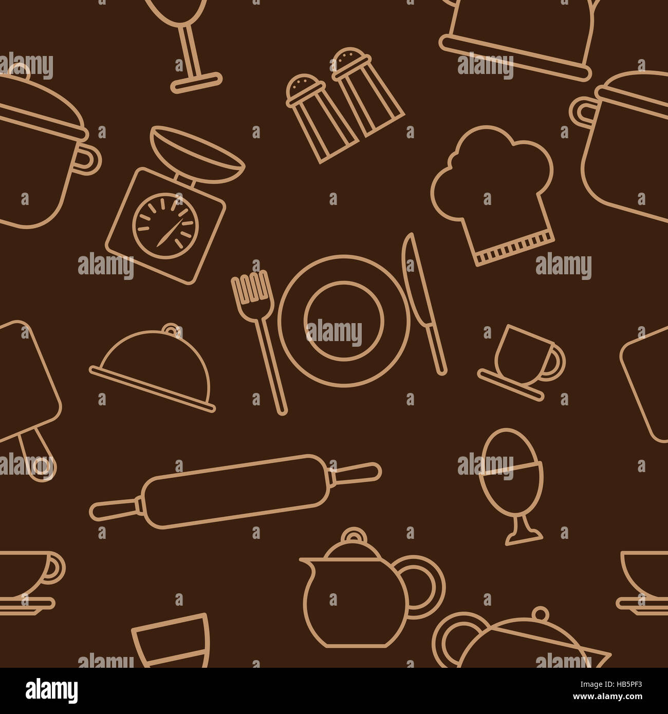 Food pattern hi-res stock photography and images - Alamy
