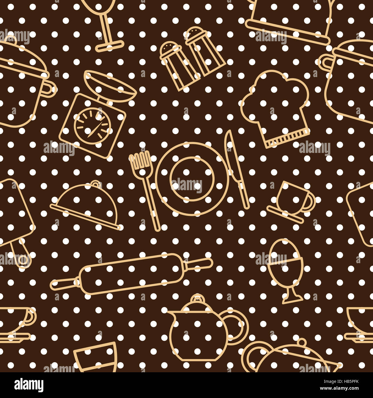 Food pattern hi-res stock photography and images - Alamy