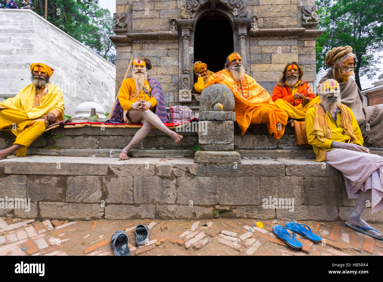 Sadhu group hi-res stock photography and images - Alamy