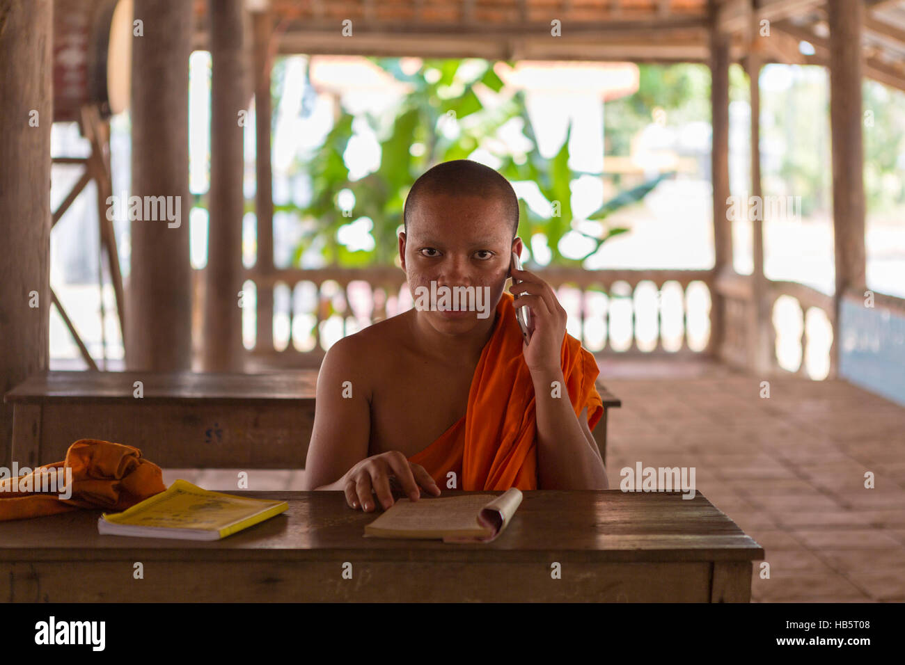 Novice monk studying hi-res stock photography and images - Alamy