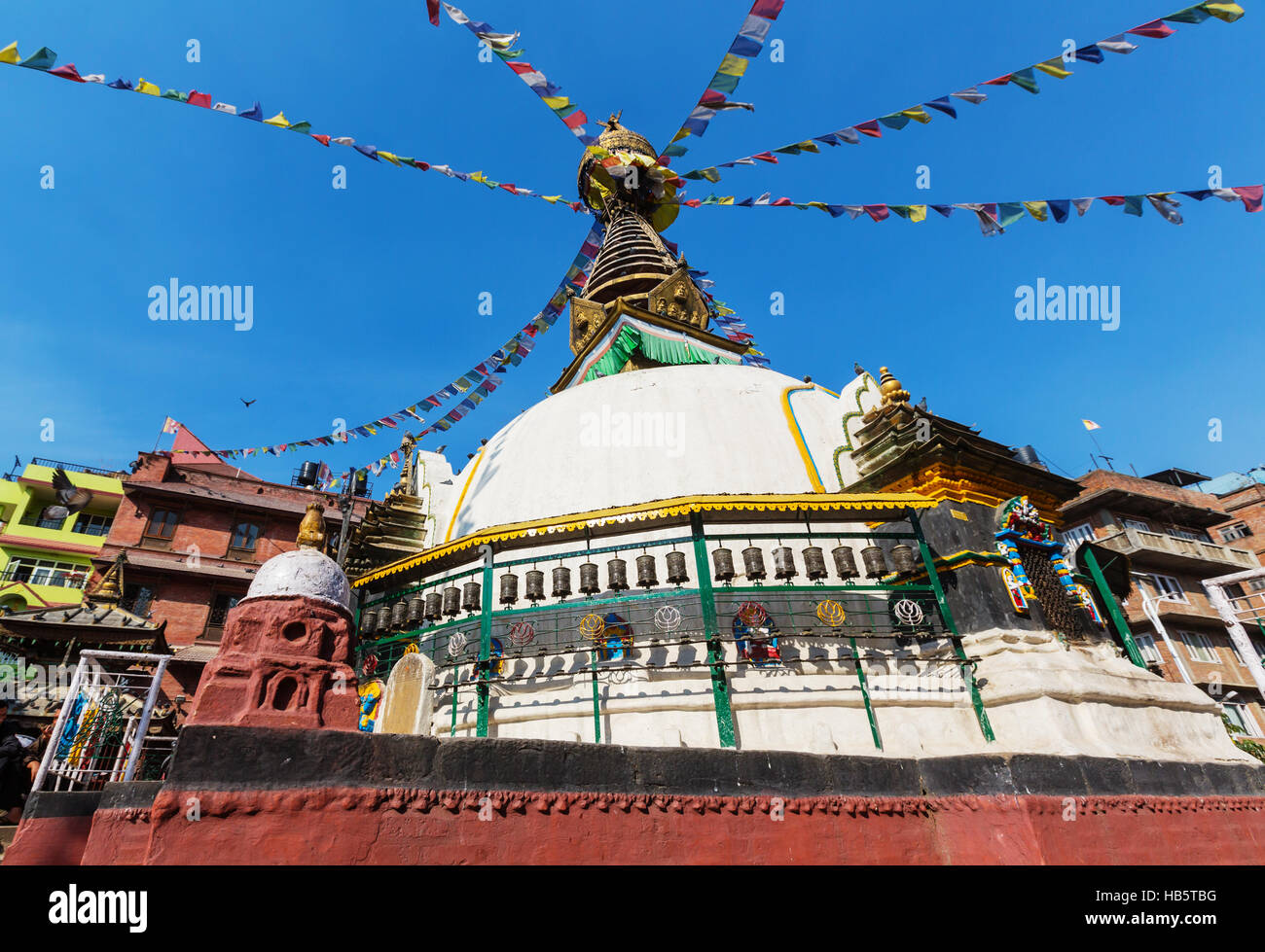 Stupa in Nepal Stock Photo - Alamy