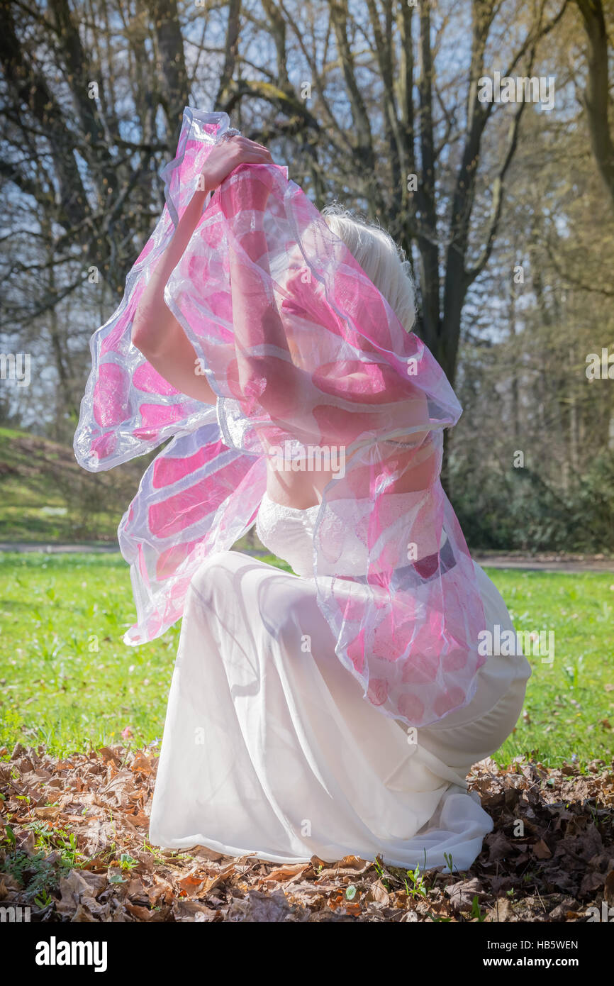 Butterfly woman hi-res stock photography and images - Alamy