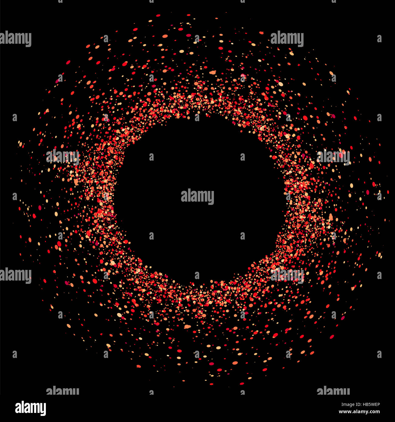 Red Circle Frame Stock Photo - Alamy
