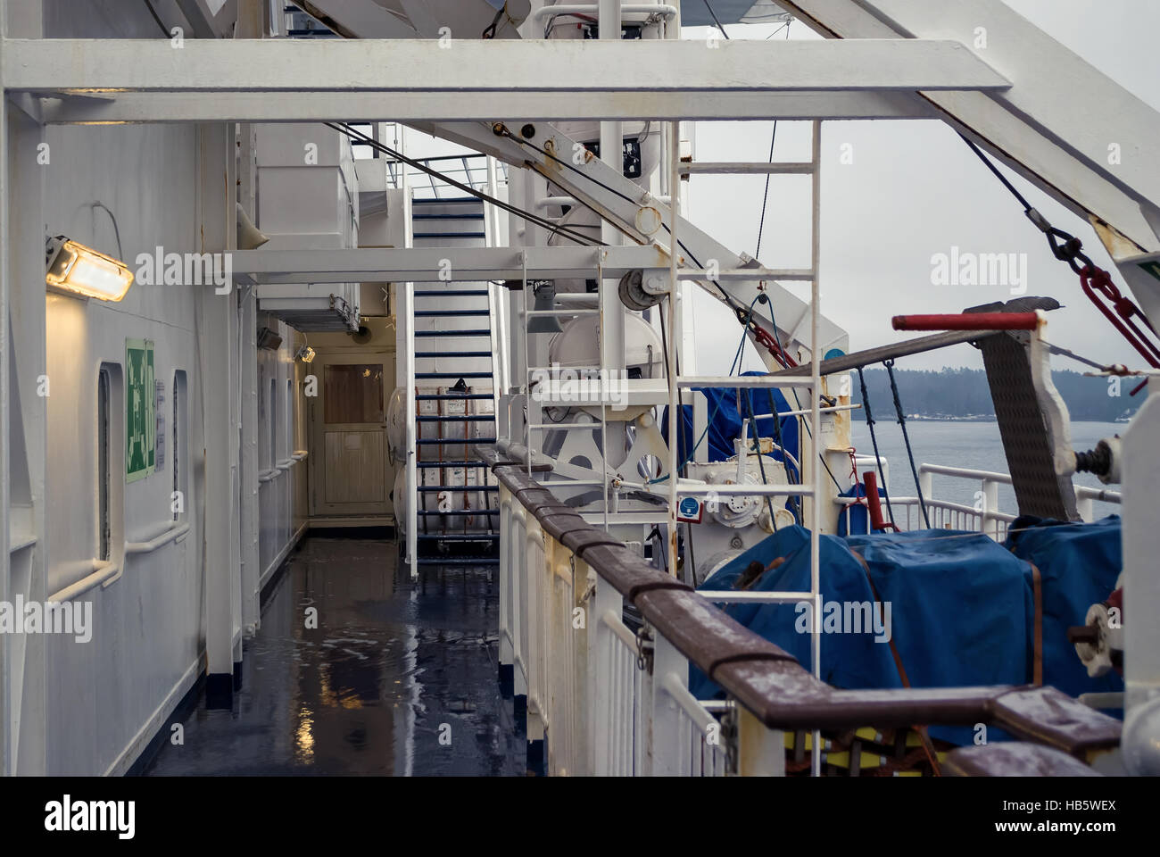 Ferry staircase hi-res stock photography and images - Alamy
