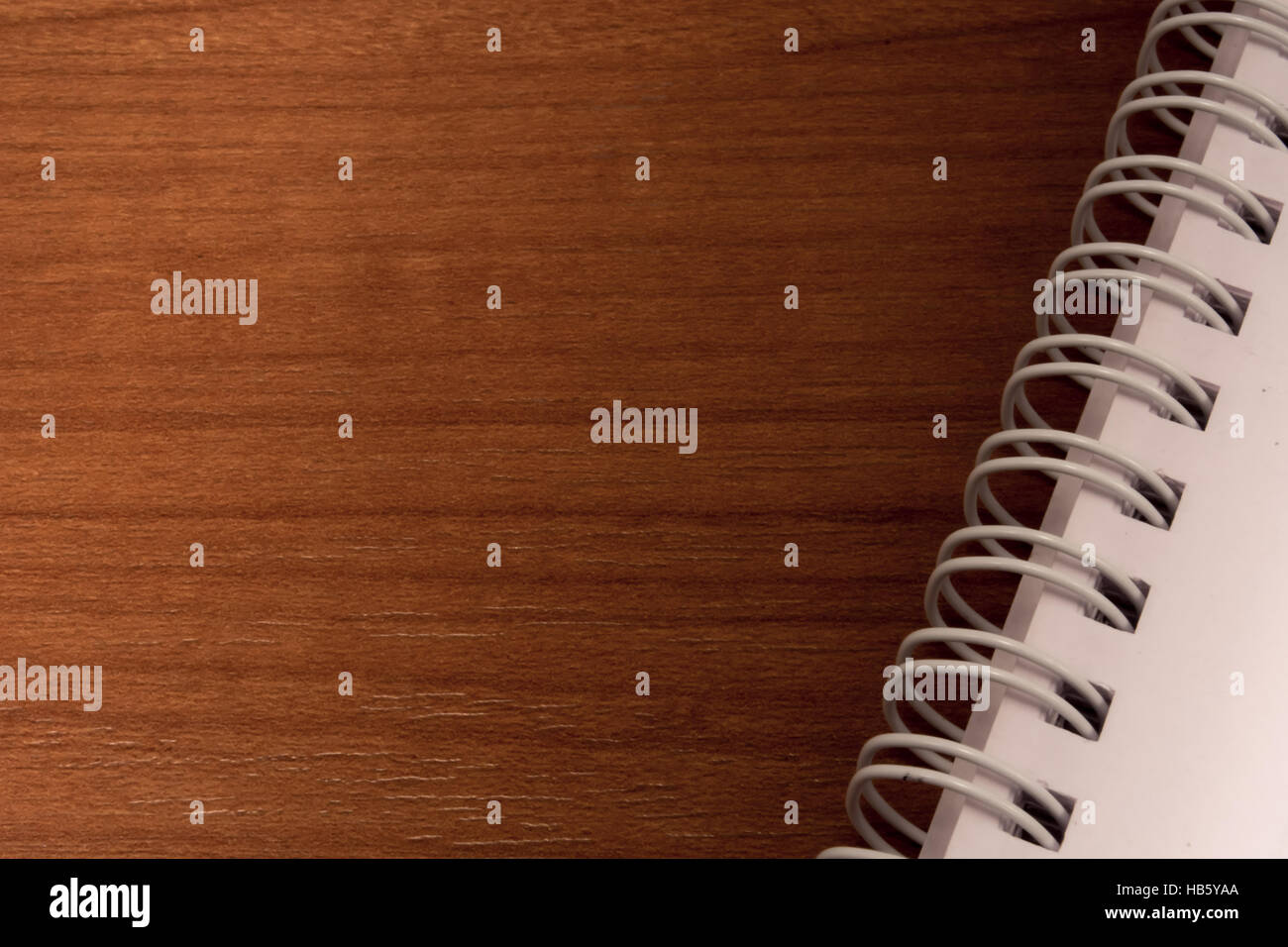 Notebook on the table Stock Photo - Alamy