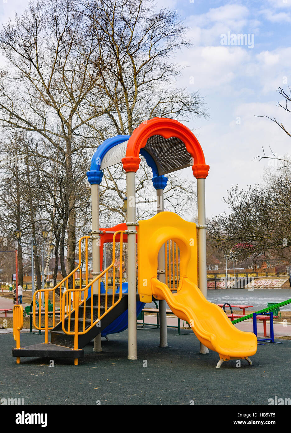 Color outdoor playground hi-res stock photography and images - Alamy