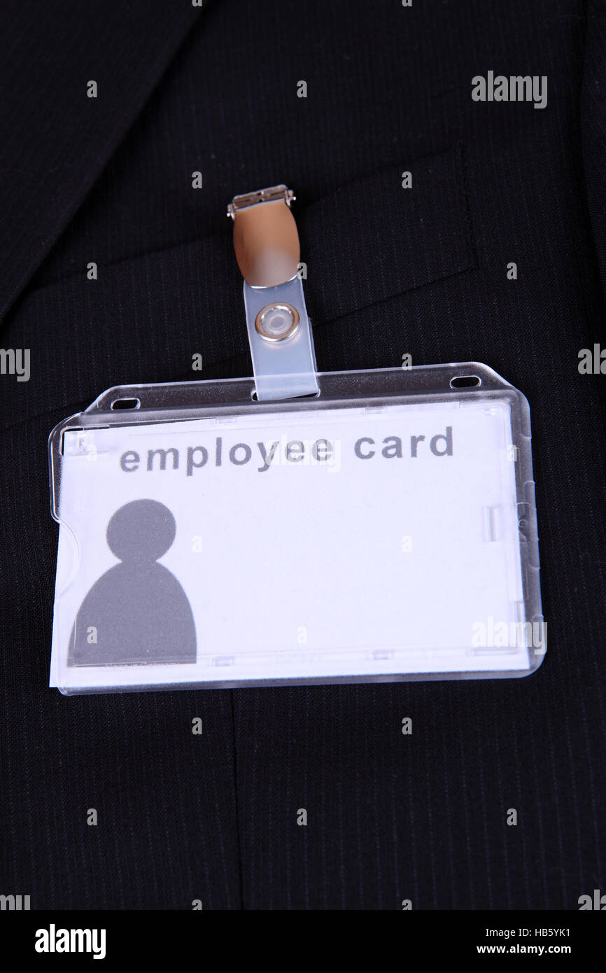 employee card Stock Photo - Alamy
