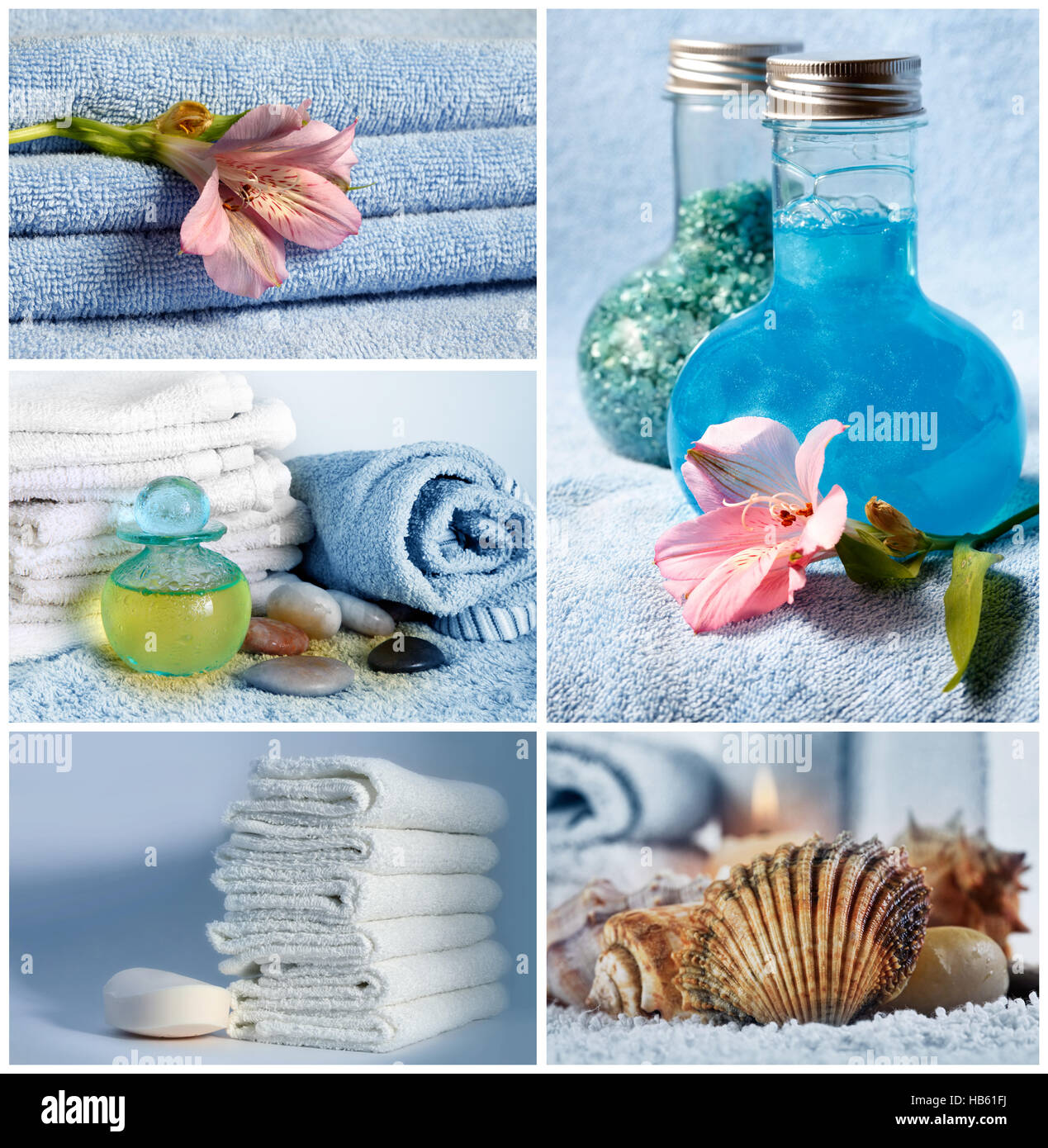 Collage spa hi-res stock photography and images - Alamy