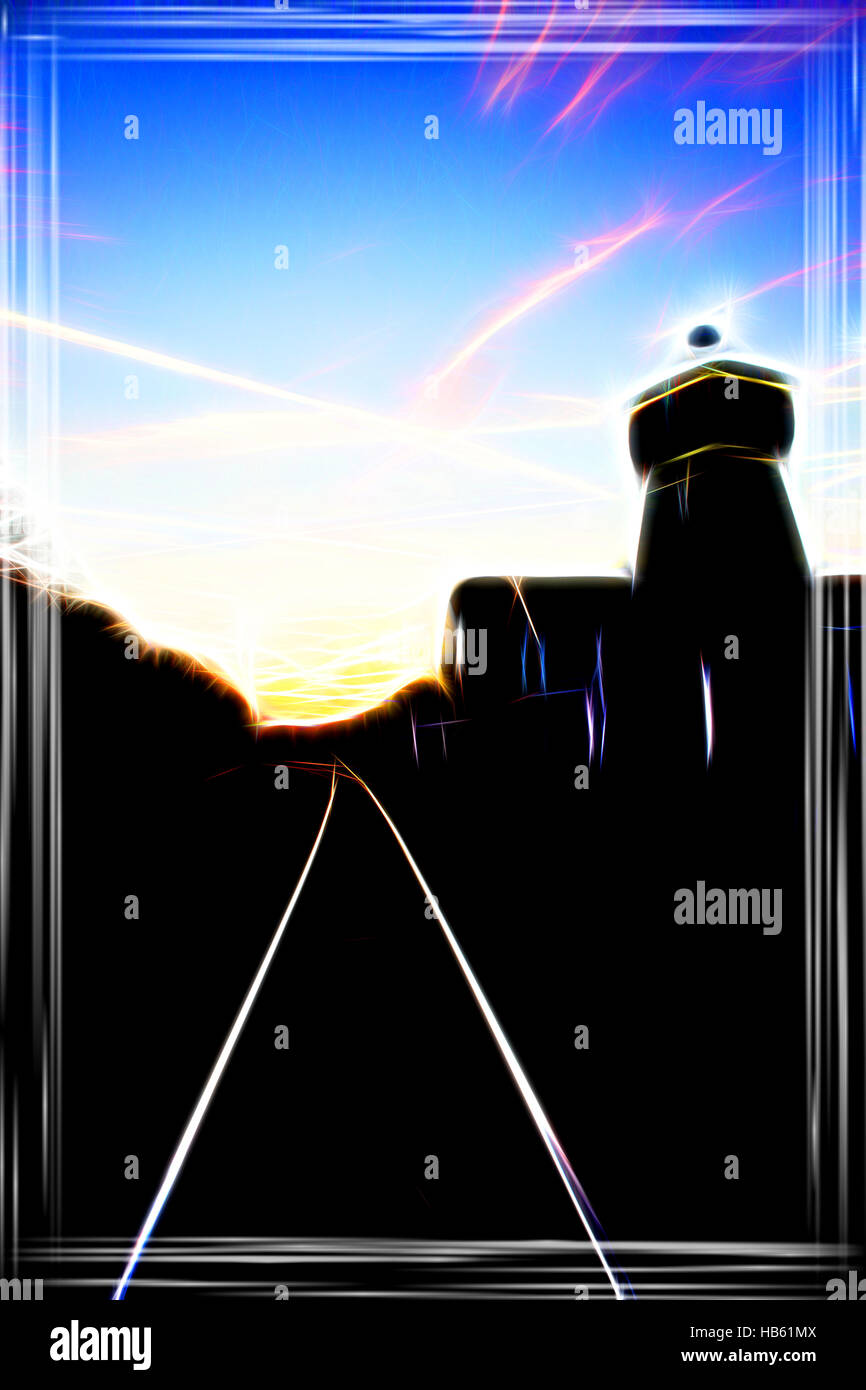 Road and rails hi-res stock photography and images - Alamy