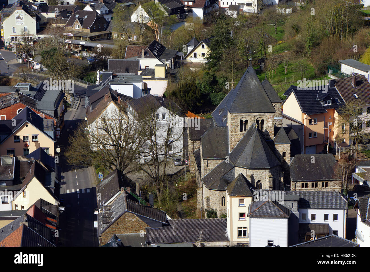 View from Are Castle on Altenahr Stock Photo - Alamy
