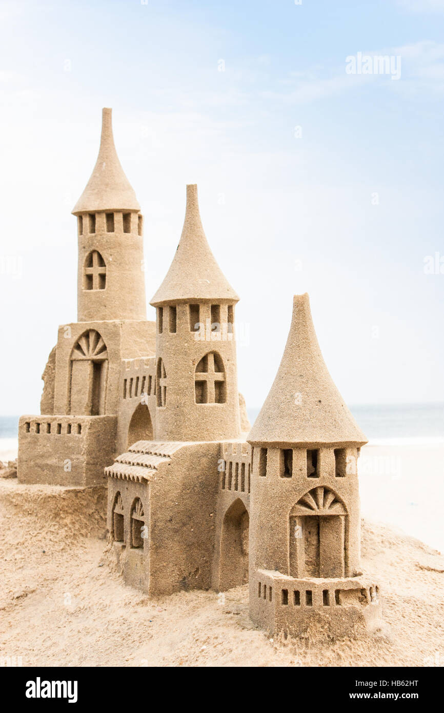Sandcastle sun sky hi-res stock photography and images - Alamy