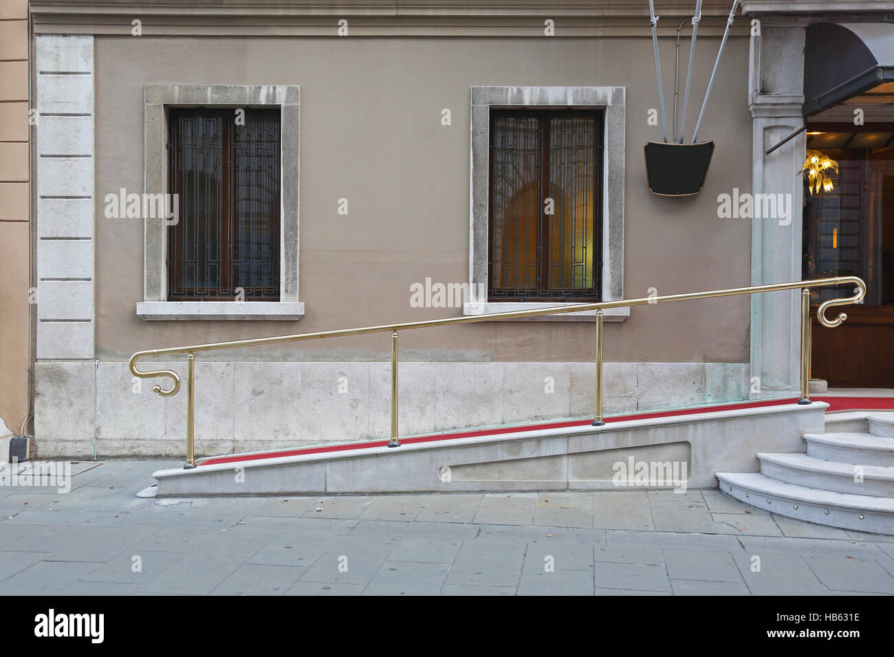 Wheelchair access ramp hi-res stock photography and images - Alamy