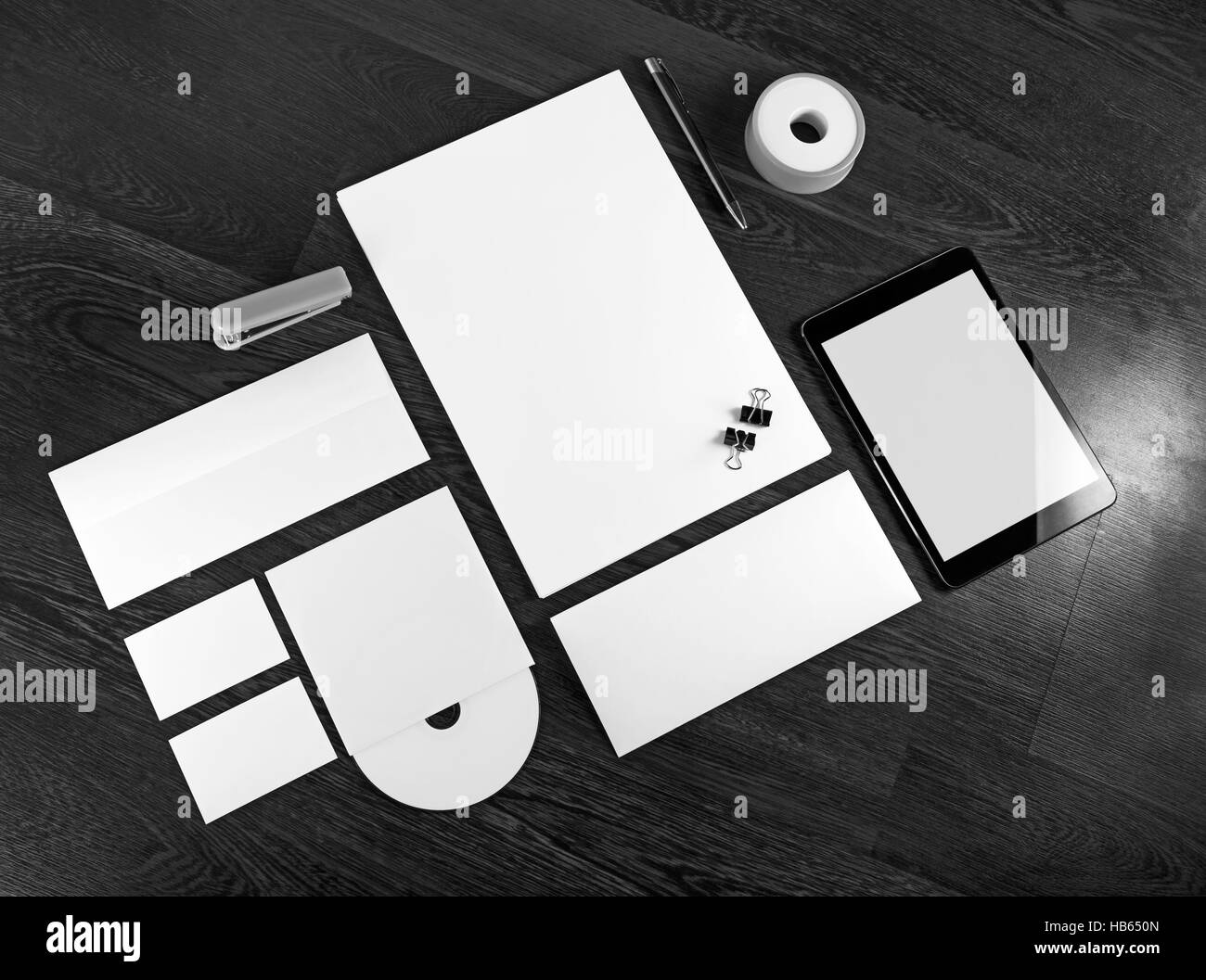 Blank branding identity Stock Photo - Alamy