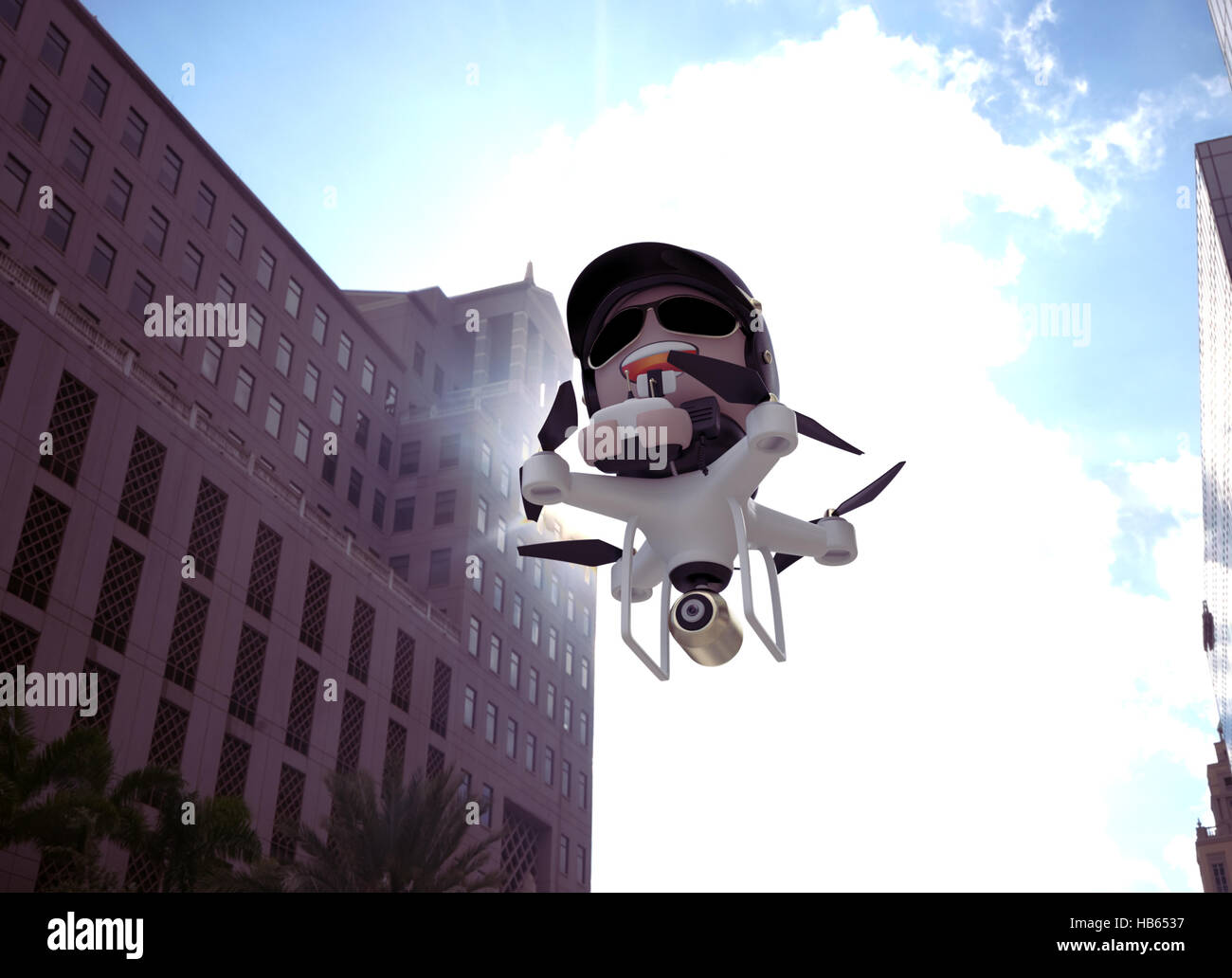 Police aerial surveillance drone hi-res stock photography and images ...