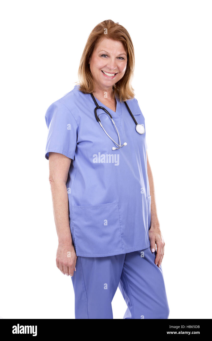 Middle aged female doctor hi-res stock photography and images - Alamy
