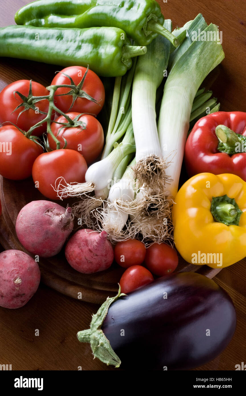Fresh vegetable selection hi-res stock photography and images - Alamy