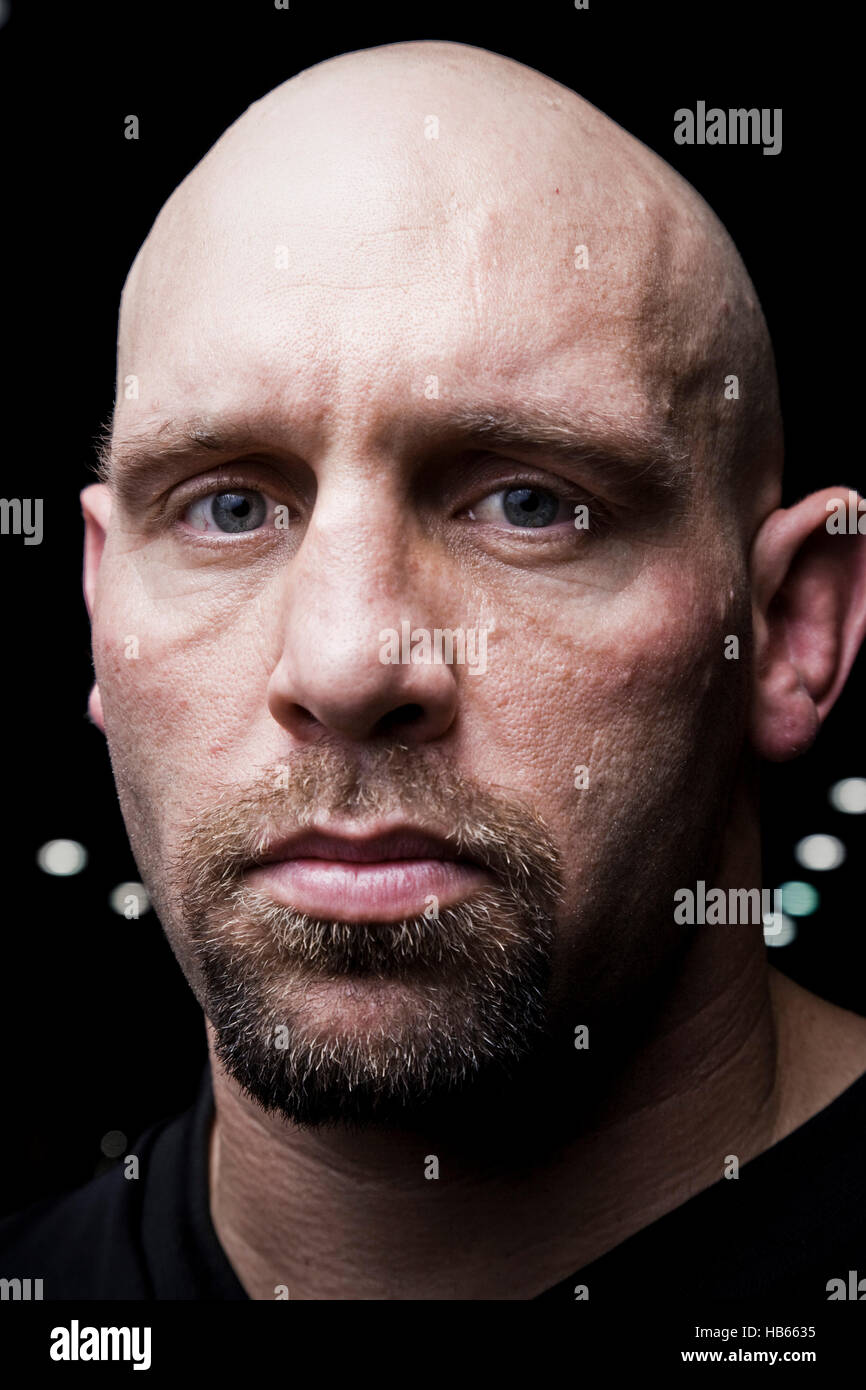 UFC fighter Shane Carwin during a portrait session before UFC 116 on ...