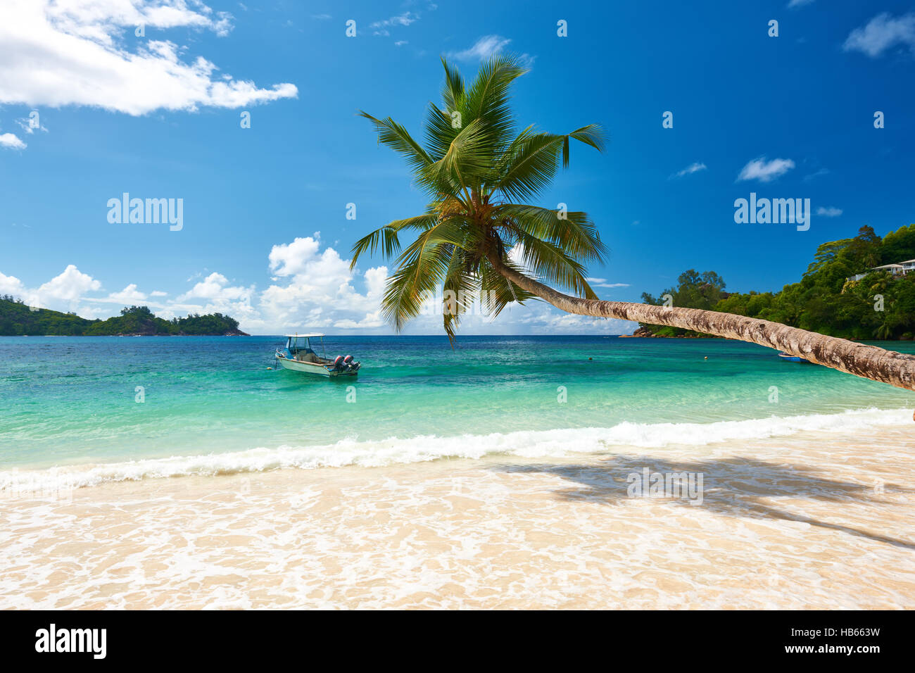 Beautiful Anse Intendance beach at Seychelles Stock Photo - Alamy