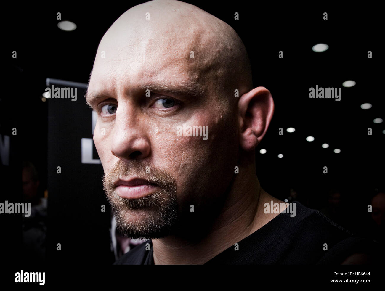 UFC fighter Shane Carwin during a portrait session before UFC 116 on ...