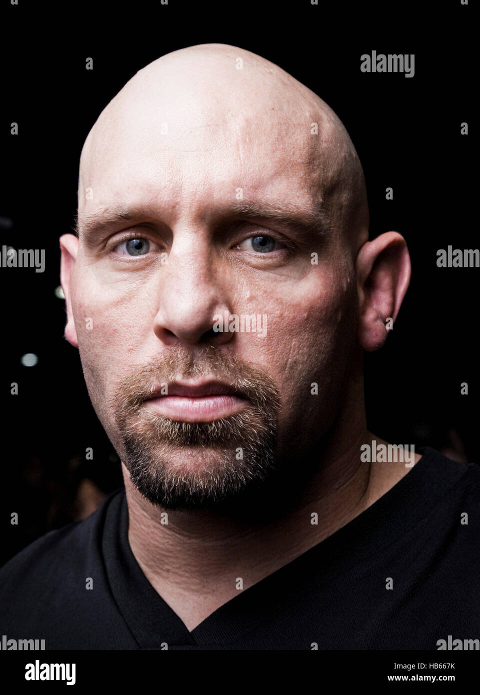 UFC fighter Shane Carwin during a portrait session before UFC 116 on ...