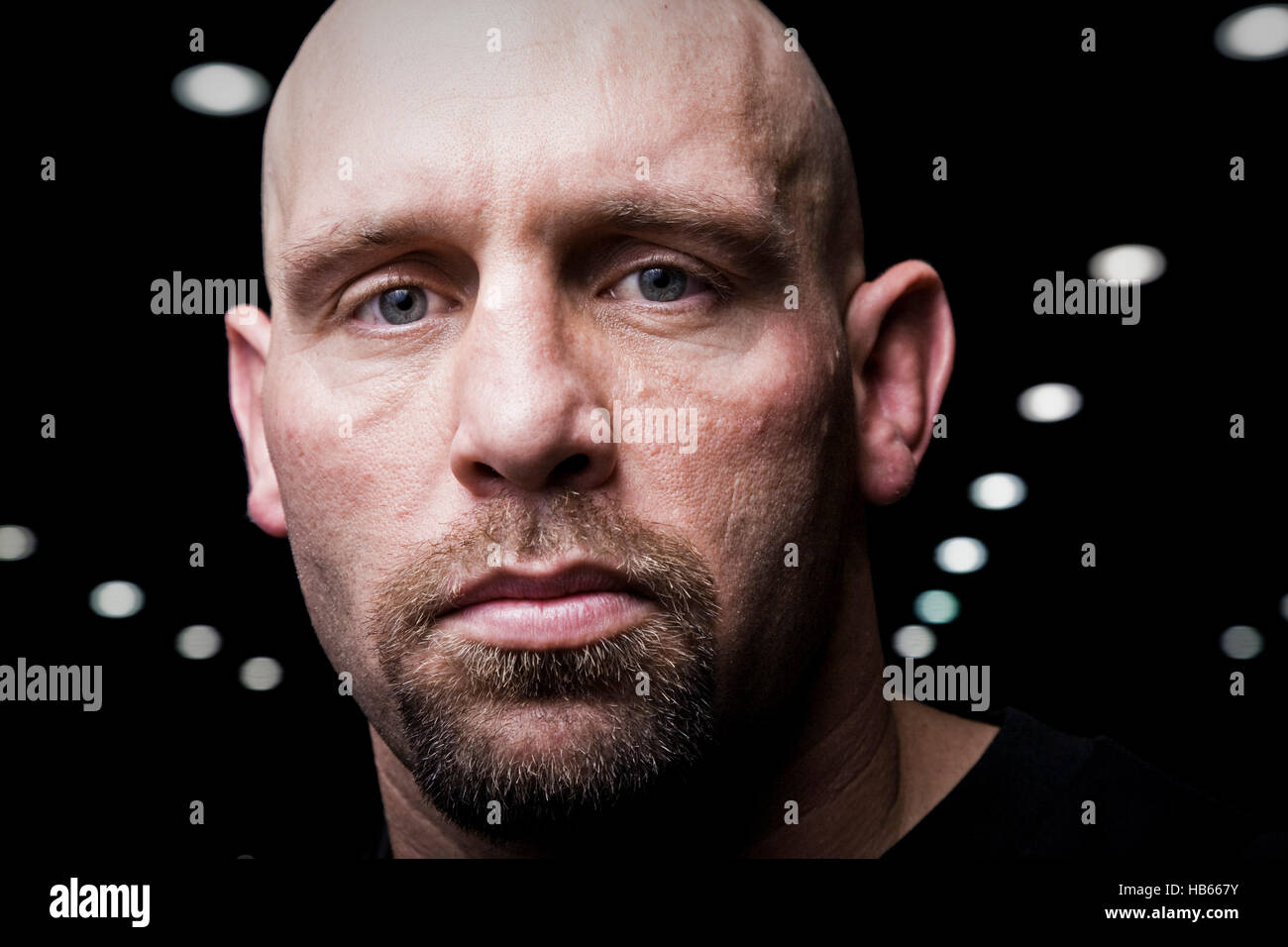 UFC fighter Shane Carwin during a portrait session before UFC 116 on ...