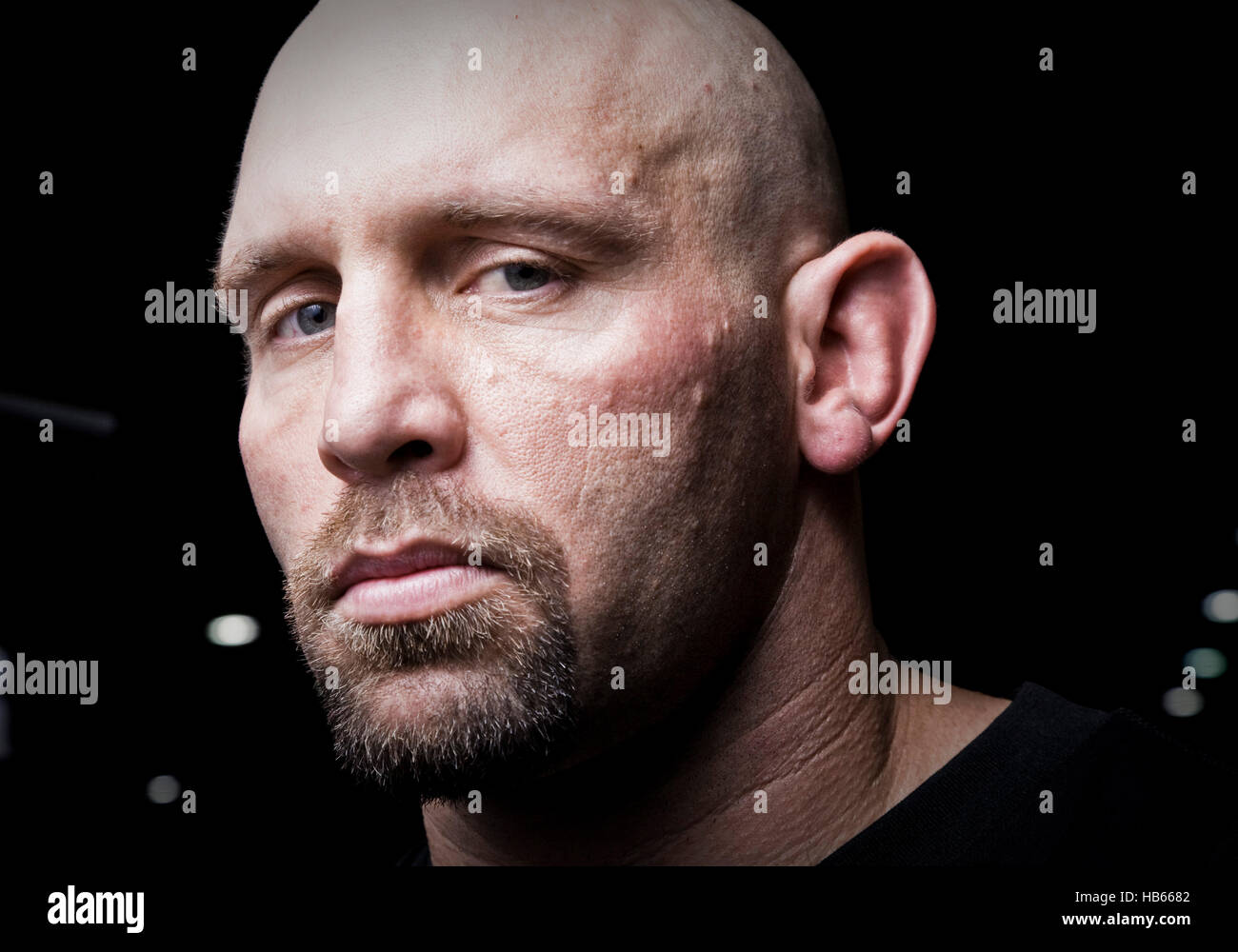 UFC fighter Shane Carwin during a portrait session before UFC 116 on ...
