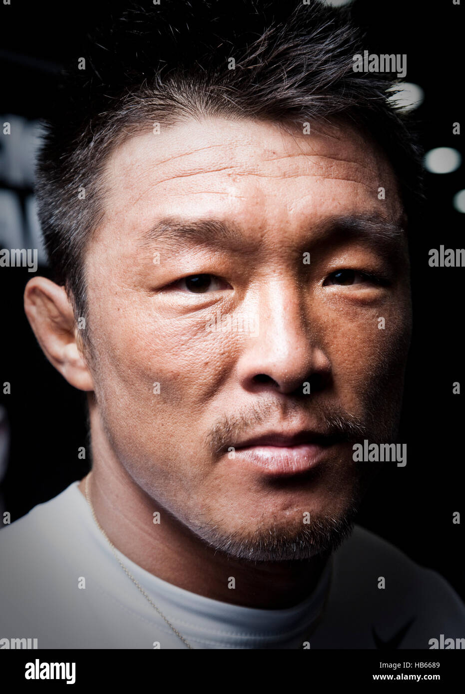 UFC fighter Yoshihiro Akiyama of Japan during a portrait session before ...