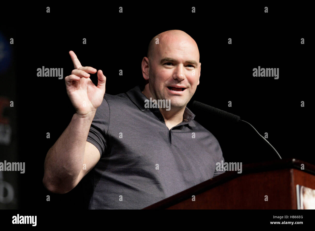 UFC President Dana White at a press conference for UFC 116 at the MGM ...
