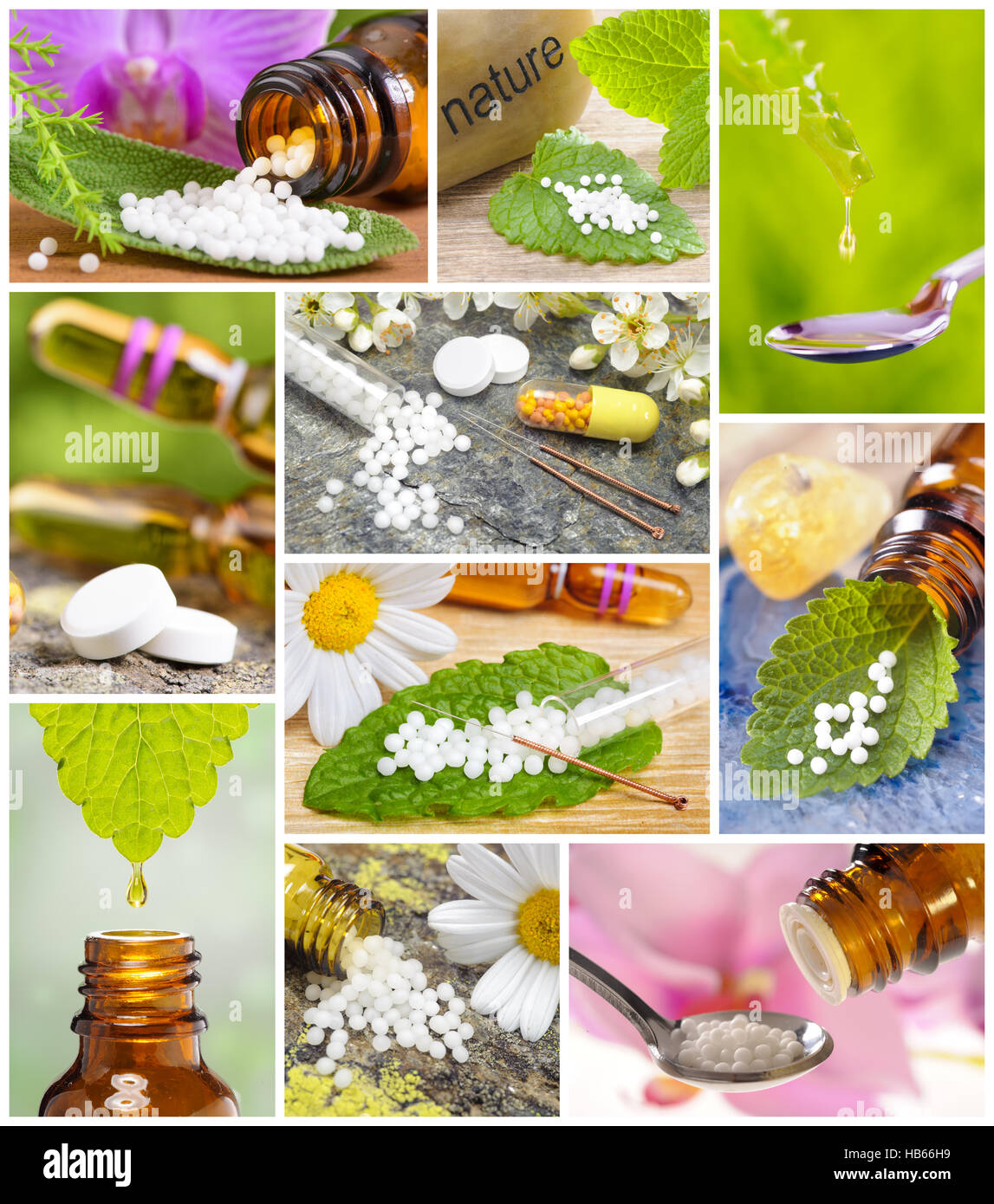 collection of herbal and alternative medicine Stock Photo - Alamy