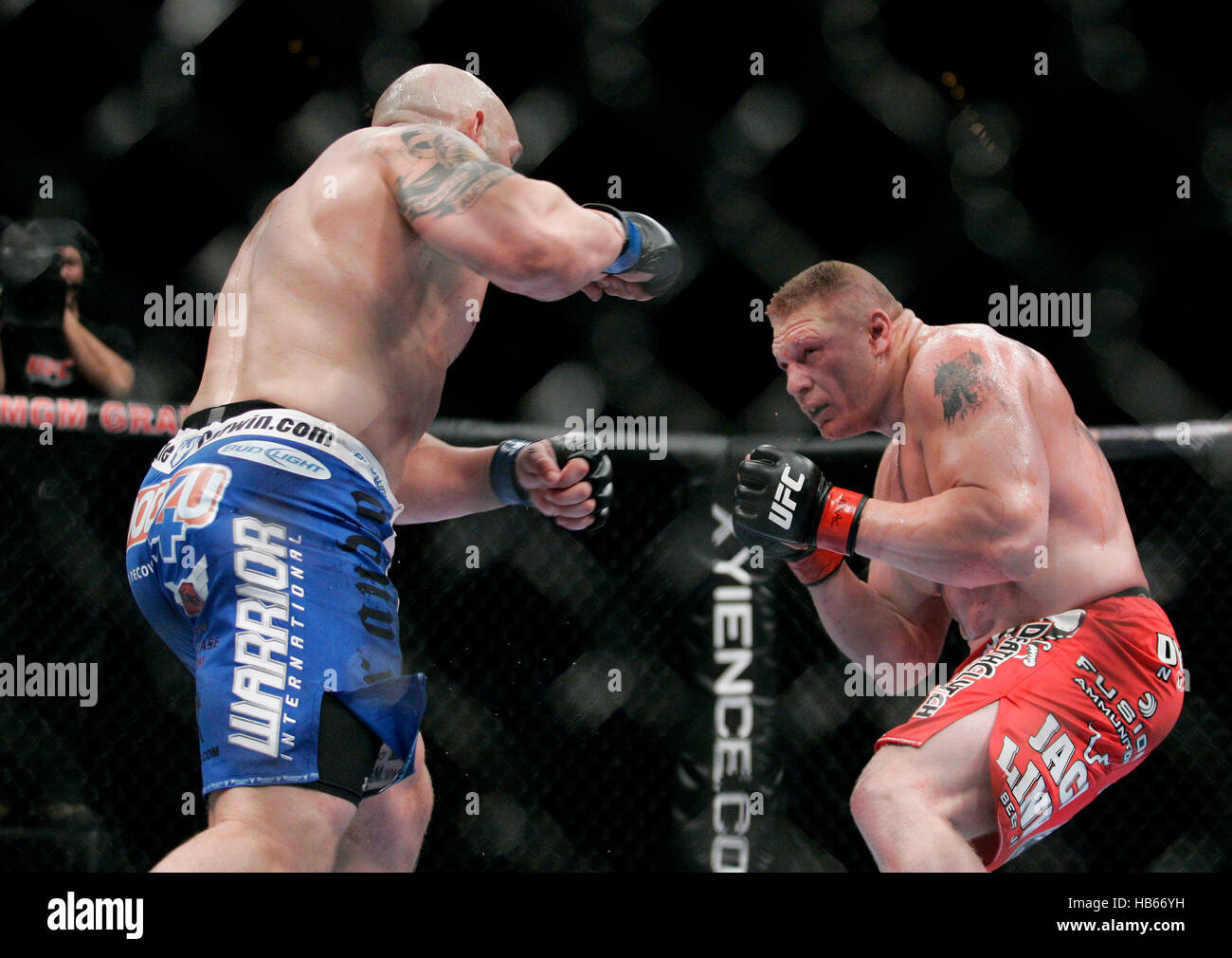 Ufc fighter brock lesnar fights hi-res stock photography and images - Alamy