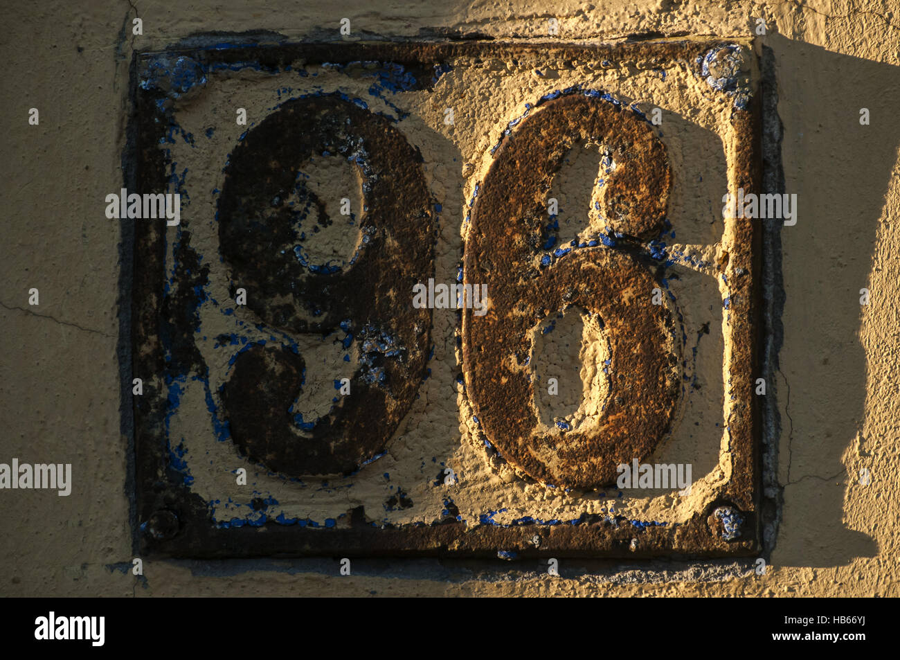 Number plaques hi-res stock photography and images - Alamy