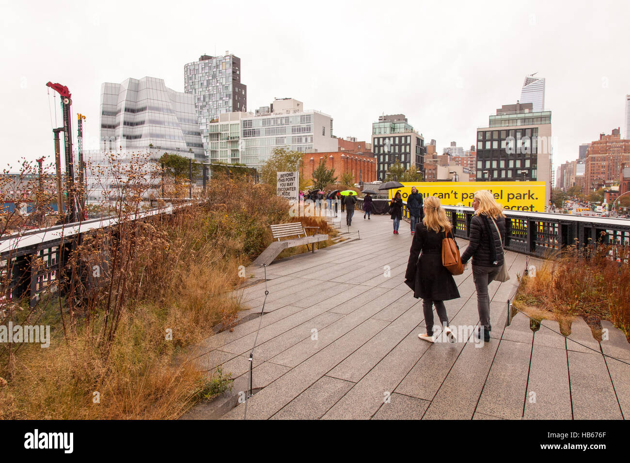 High Line park, Chelsea, New York City, United States of America Stock ...