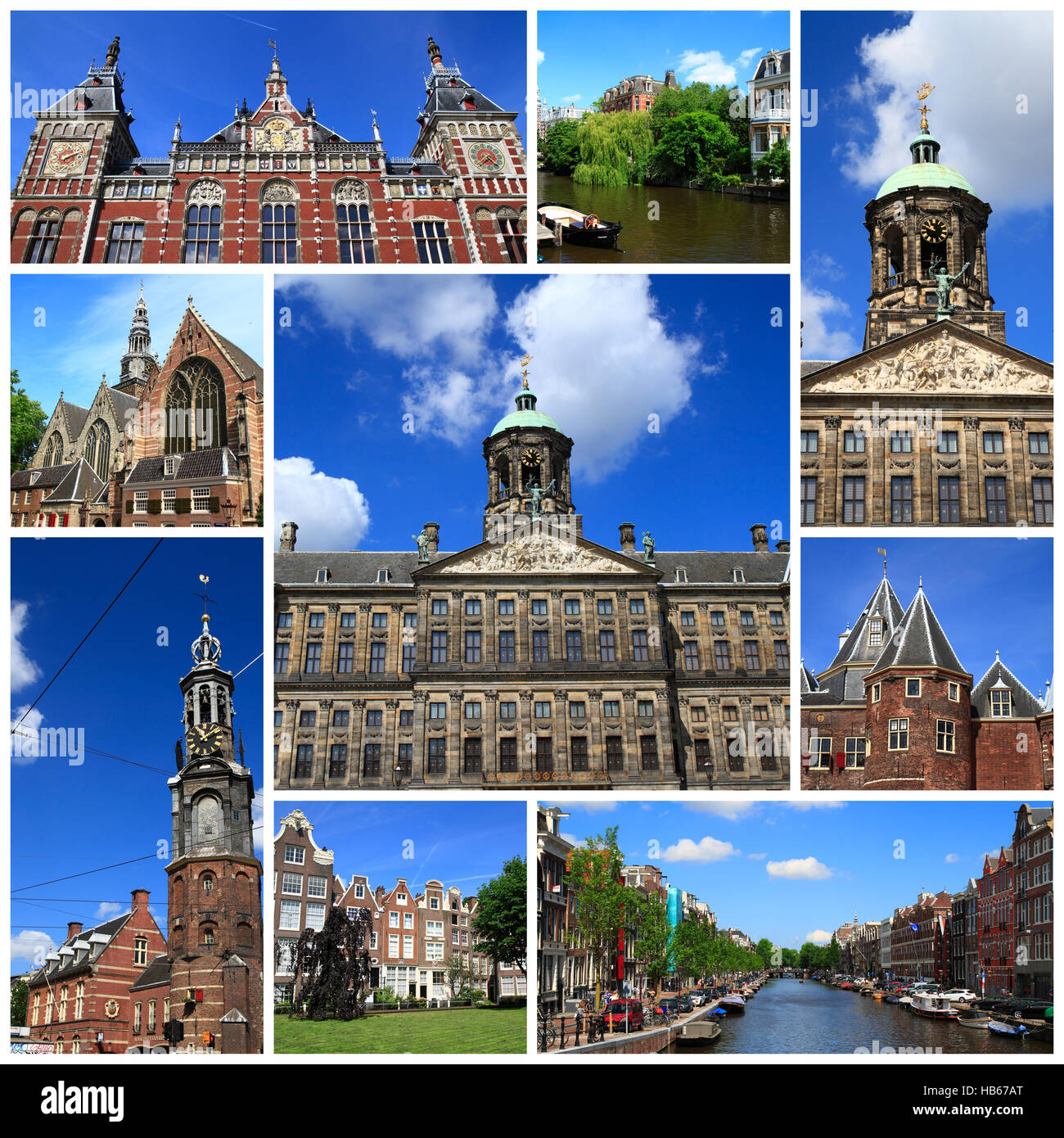 Amsterdam collage hi-res stock photography and images - Alamy